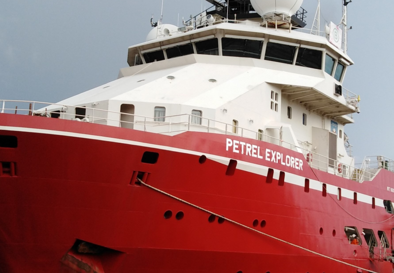The contract for Petrel Explorer for works in the Baltic Sea was ...