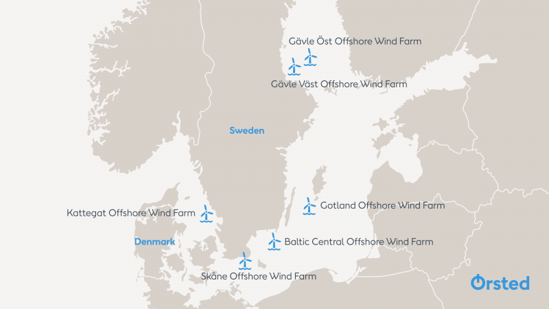 Ørsted seeks to realise Sweden’s vast offshore wind potential with four ...