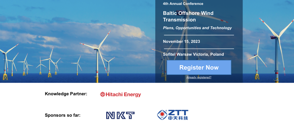4th Annual Conference Baltic Offshore Wind Transmission - Baltic Wind