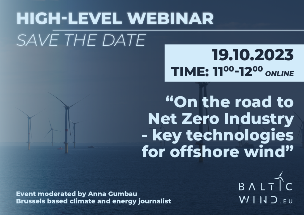 BalticWind.EU High-level webinar “On the road to Net Zero Industry ...