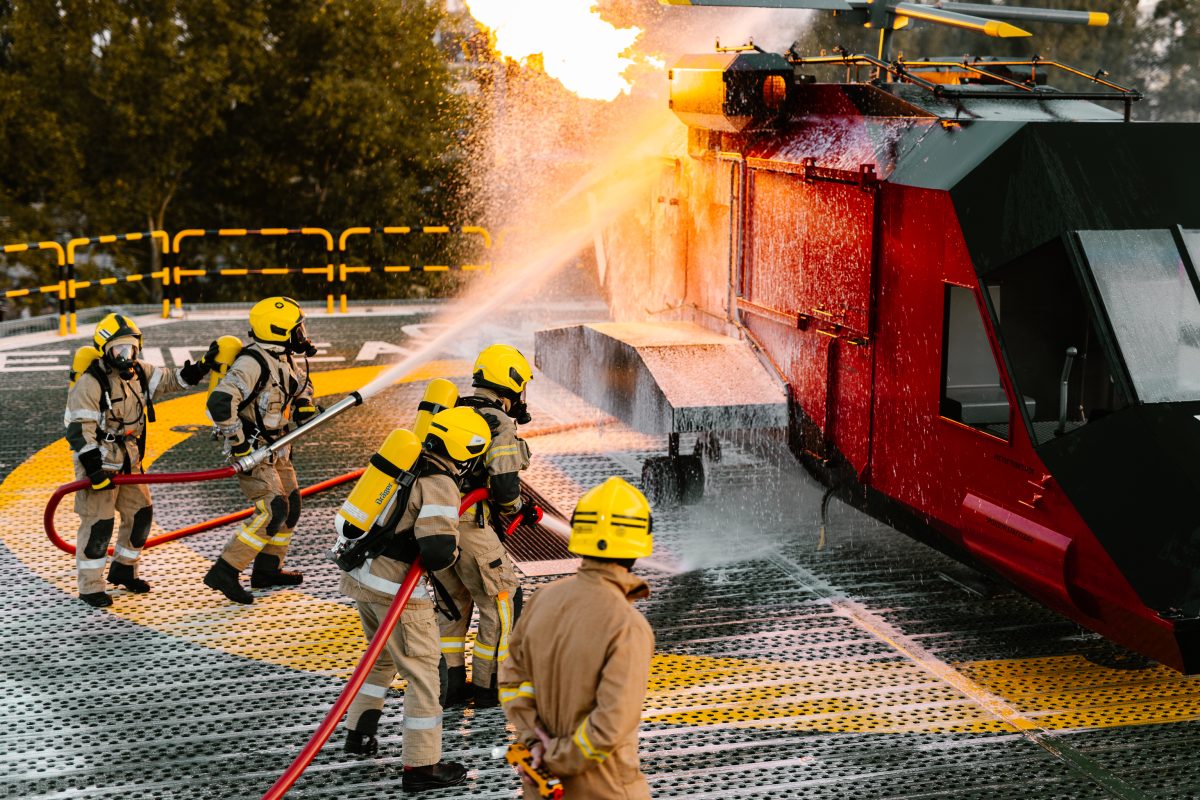 Vulcan opens pioneering fire range with helipad - Baltic Wind