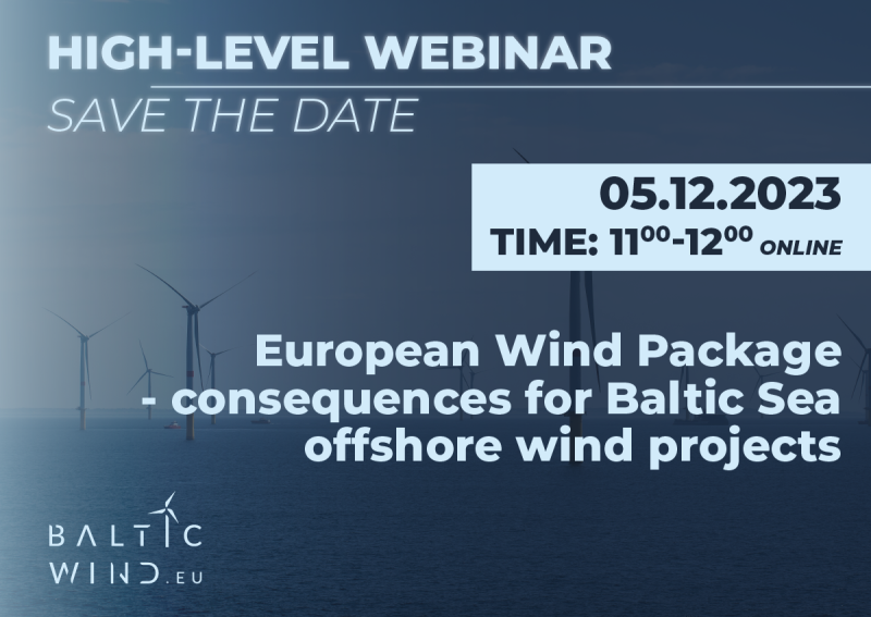 Webinar: European Wind Package - consequences for Baltic Sea offshore ...