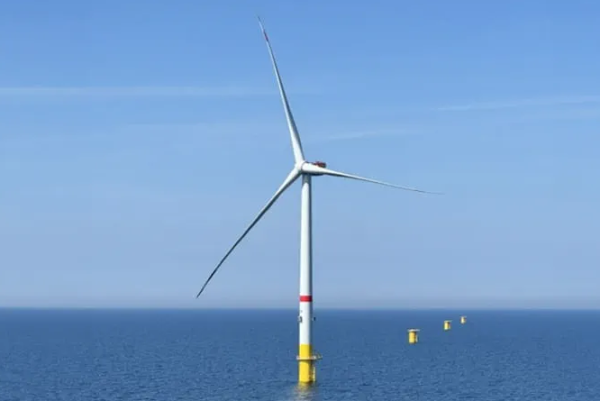 First wind turbine installed at Baltic Eagle offshore wind farm ...