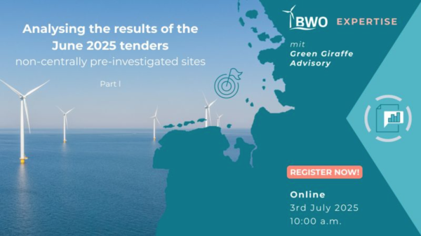 BWO-EXPERTISE: Germany's 2025 Offshore Wind Auctions Under the ...