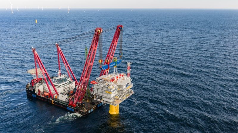 Both offshore substations installed at Poland’s first offshore wind ...